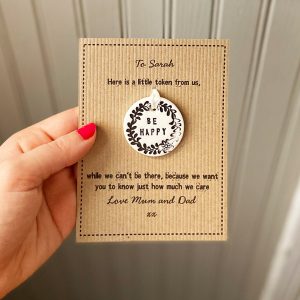 Porcelain be happy token – Amanda Mercer