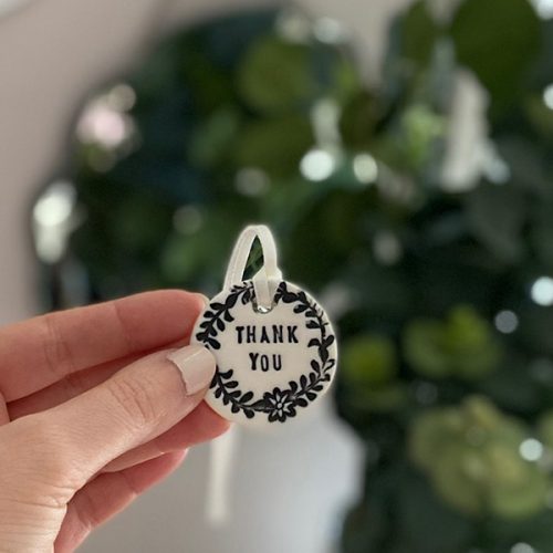 Porcelain thank you token – Amanda Mercer